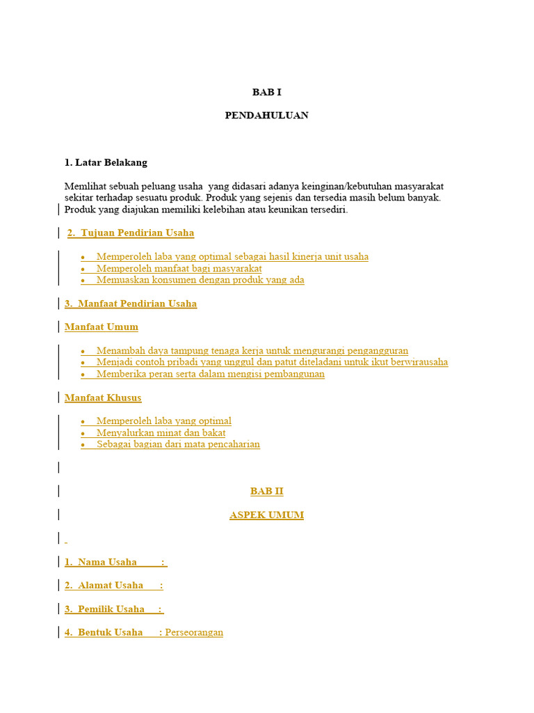 Format Proposal KWU Mhs. | PDF