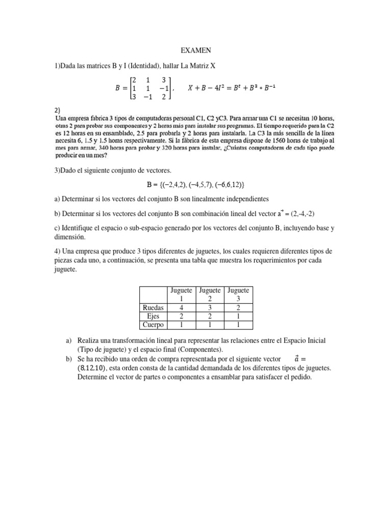 Examen Final 2022 | PDF