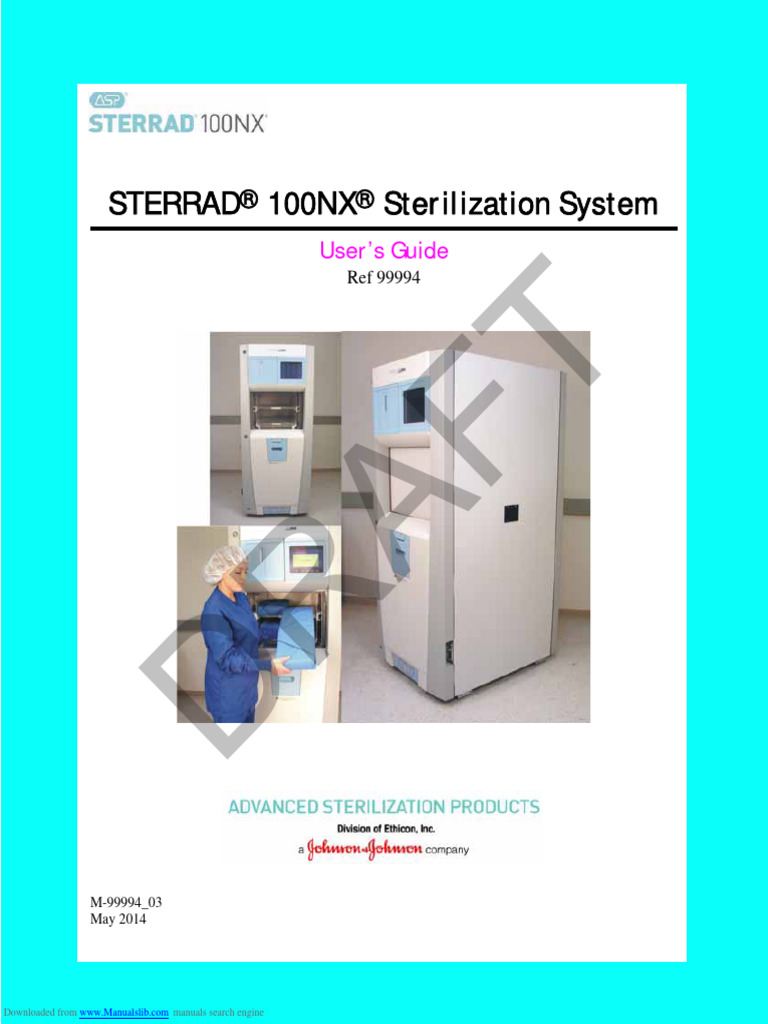 Sterrad 100nx | PDF | Sterilization (Microbiology) | Polyvinyl Chloride