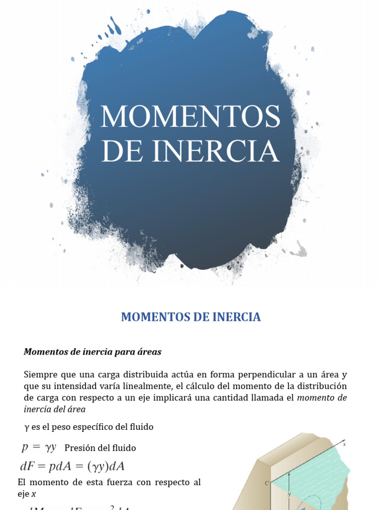 Momentos de Inercia | PDF | Fuerza | Geometria clasica
