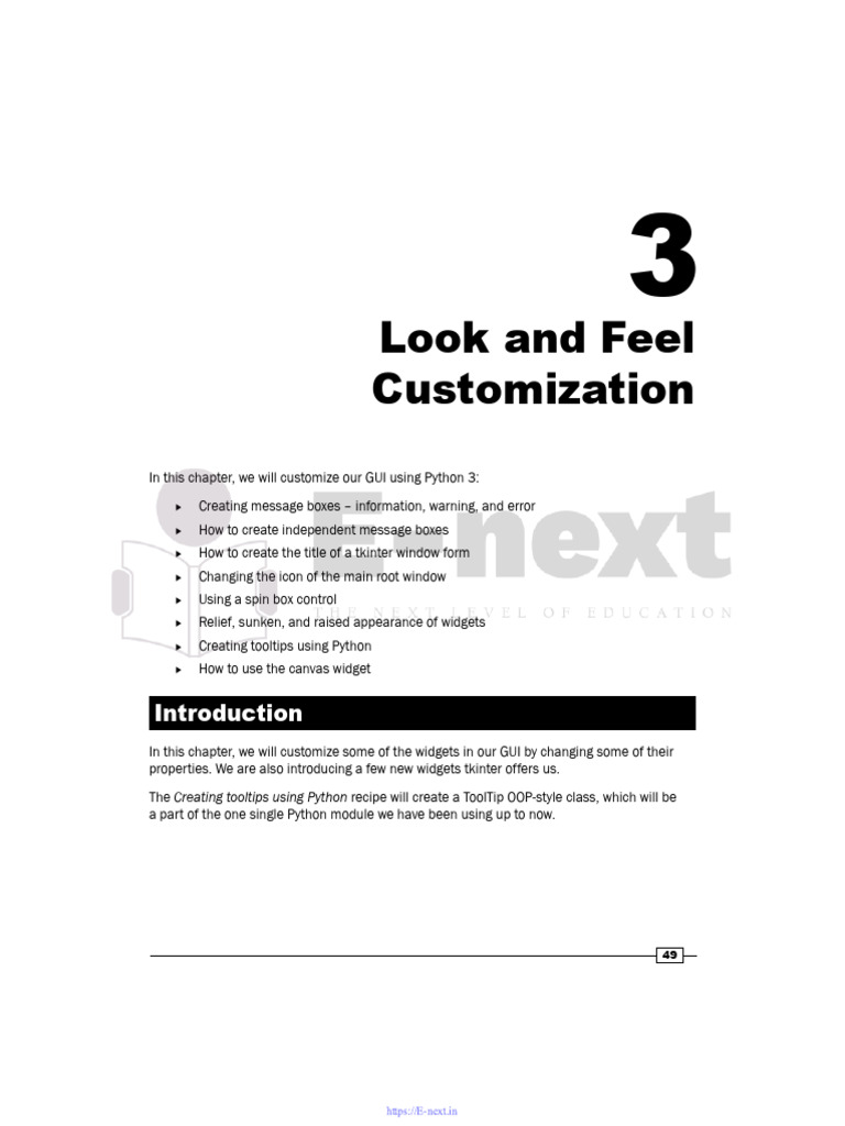 Customize Tkinter GUI with Python | PDF | Class (Computer Programming) | Menu (Computing)