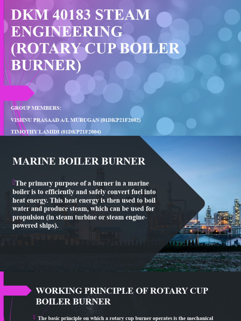 Rotary Cup Burner | PDF | Combustion | Fuels
