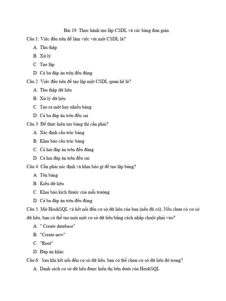 CÂU HỎI TN GK2 | PDF