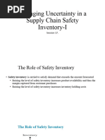 King SafetyStock | PDF | Standard Score | Variance