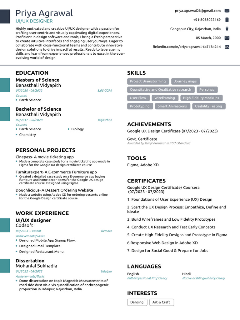 Priya's Re | PDF | Design | Information Science