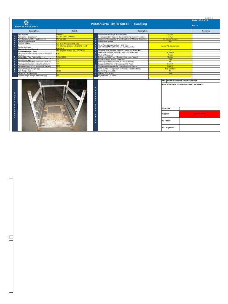 B5B1301 TPH | PDF | Supply Chain Management | Transport