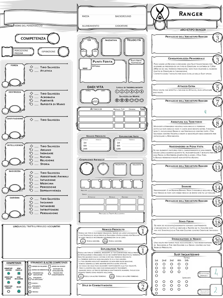 Ranger 5e v1.4 | PDF
