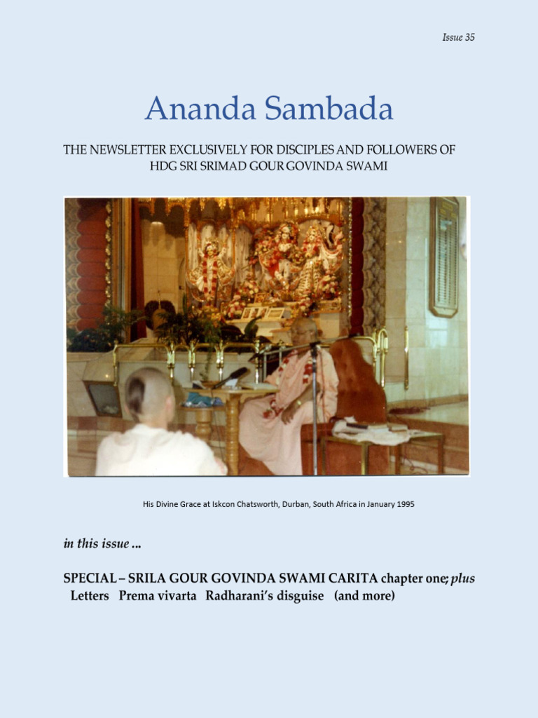 Ananda Sambada 35 | PDF
