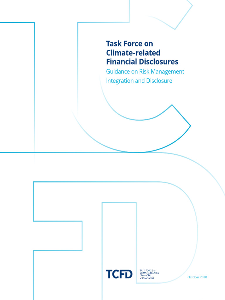 2020 TCFD Guidance Risk Management Integration and Disclosure 2 | PDF ...