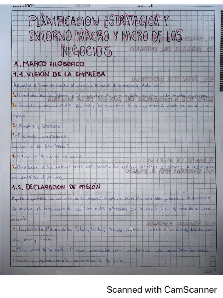 Planificación Estratégica y Entorno Macr | PDF
