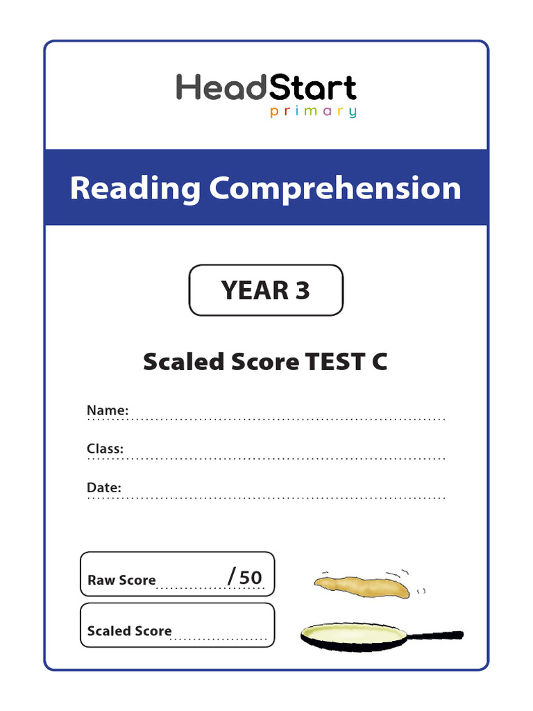 Y3 RC Scaled Score Test C | PDF | Pancake | Batter (Cooking)