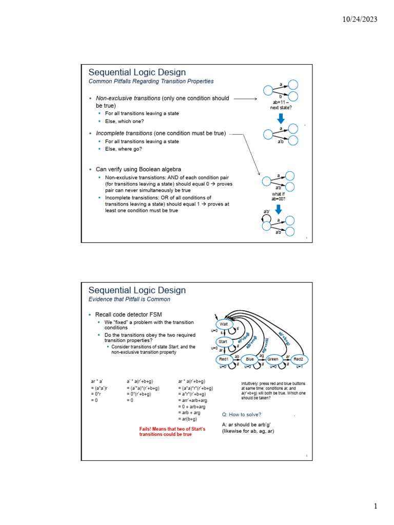 Lecture 4 FSM | PDF | Electronic Engineering | Electronic Design