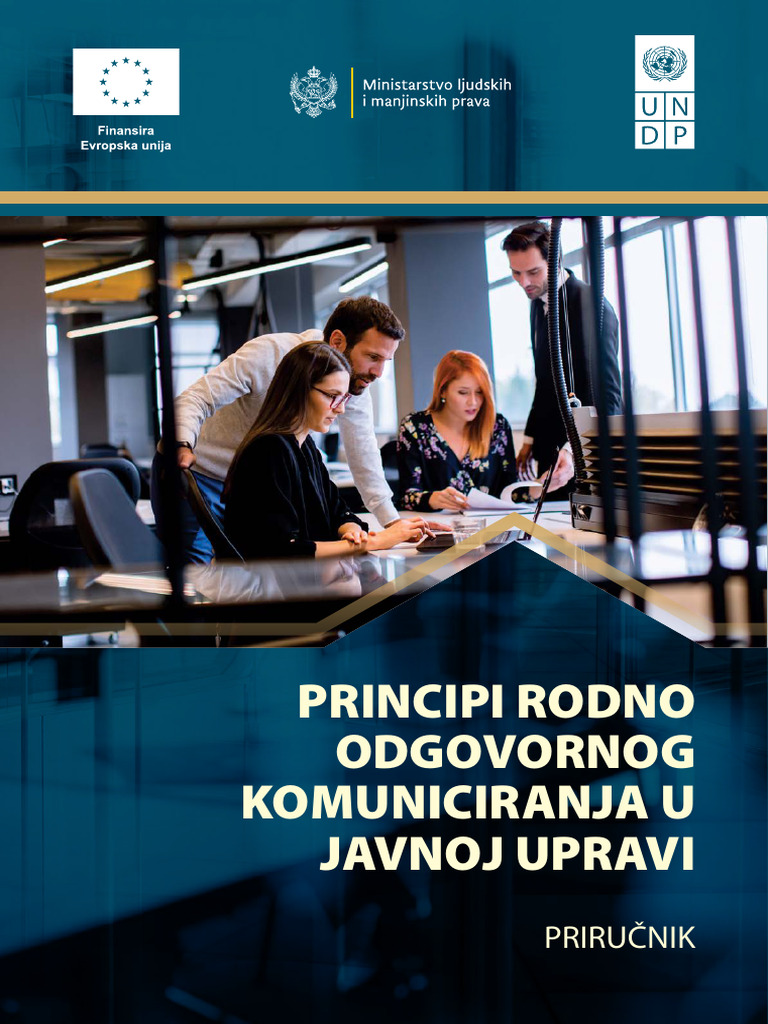 UNDP - Prirucnik Za Rodno Odgovorno Komuniciranje U Javnoj Upravi | PDF