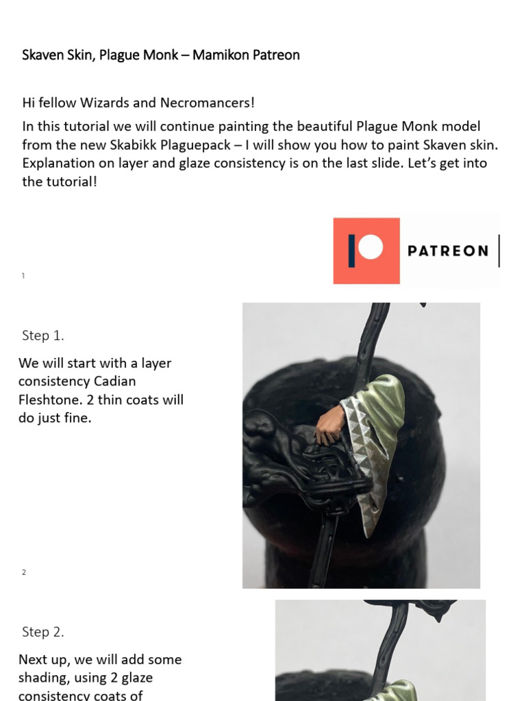Skaven Skin Painting Guide Tutorial | PDF