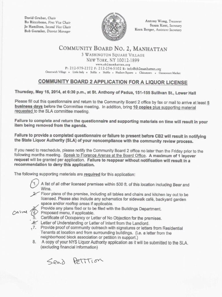 Frank Catenaccio Sister Ownership Documents of La Mela Ristorante ...