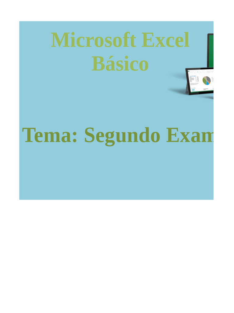 Examen de Excel Básico: Temas y Ejercicios | PDF | Interés