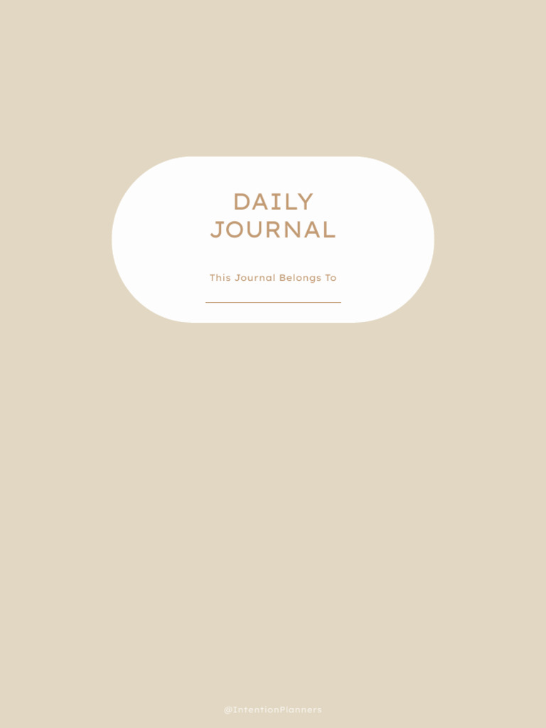 SAMPLE 365 Daily Journal | PDF