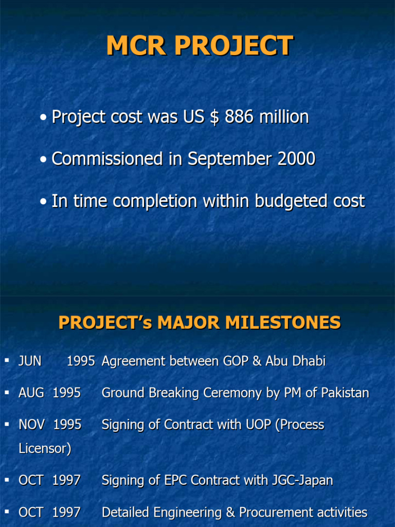 MCR Project | PDF | Oil Refinery | Petroleum