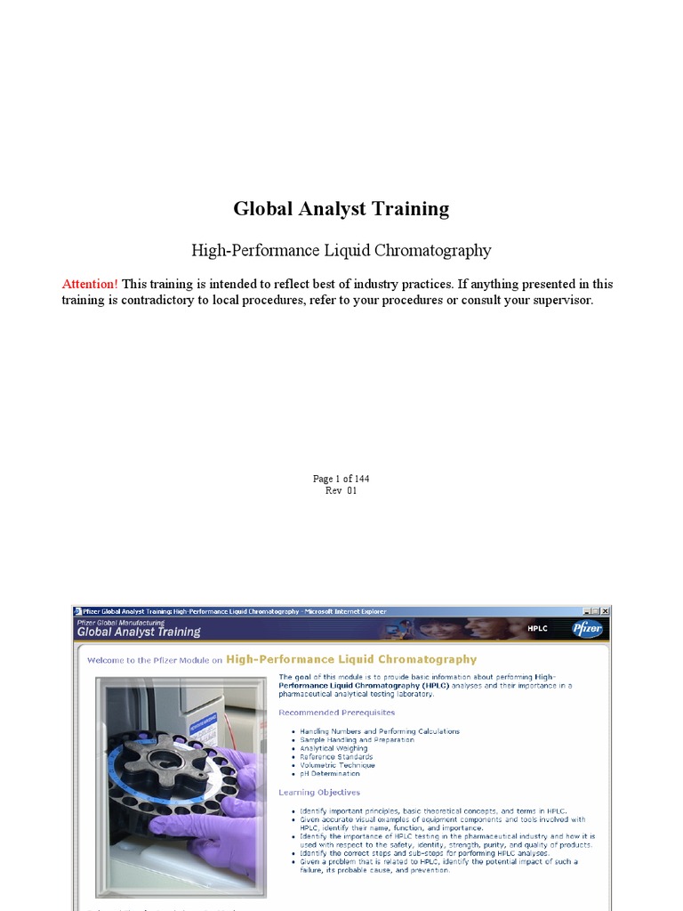 HPLC | PDF | Chromatography | High Performance Liquid Chromatography