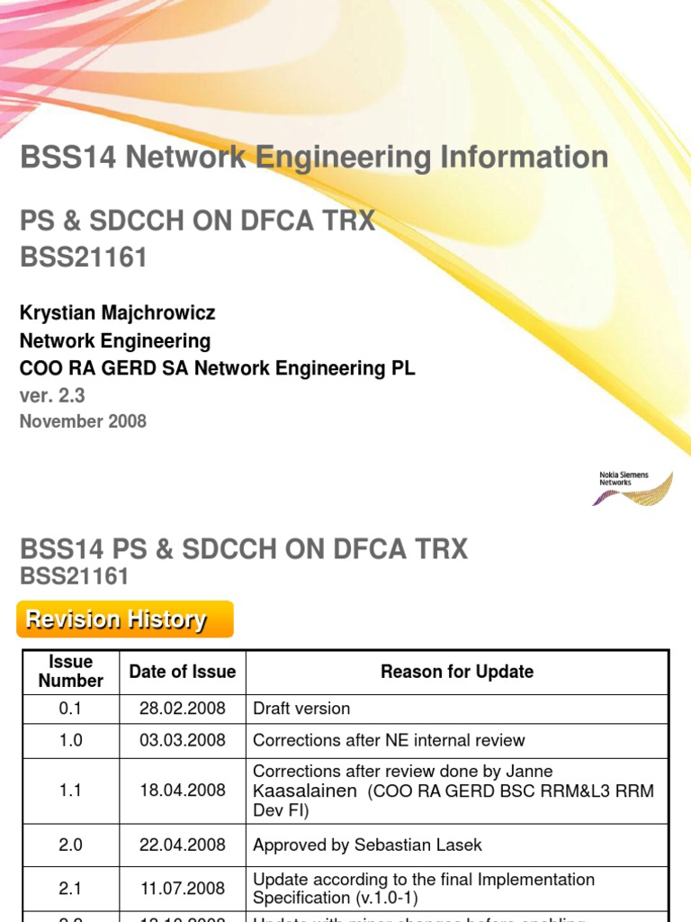 DFCA | PDF | General Packet Radio Service | Decibel