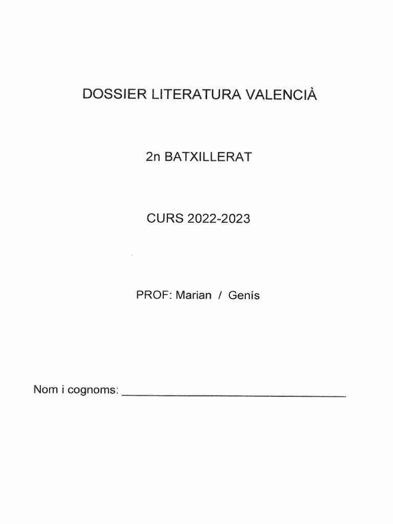 Literatura 2 Bach, 5-7 | PDF