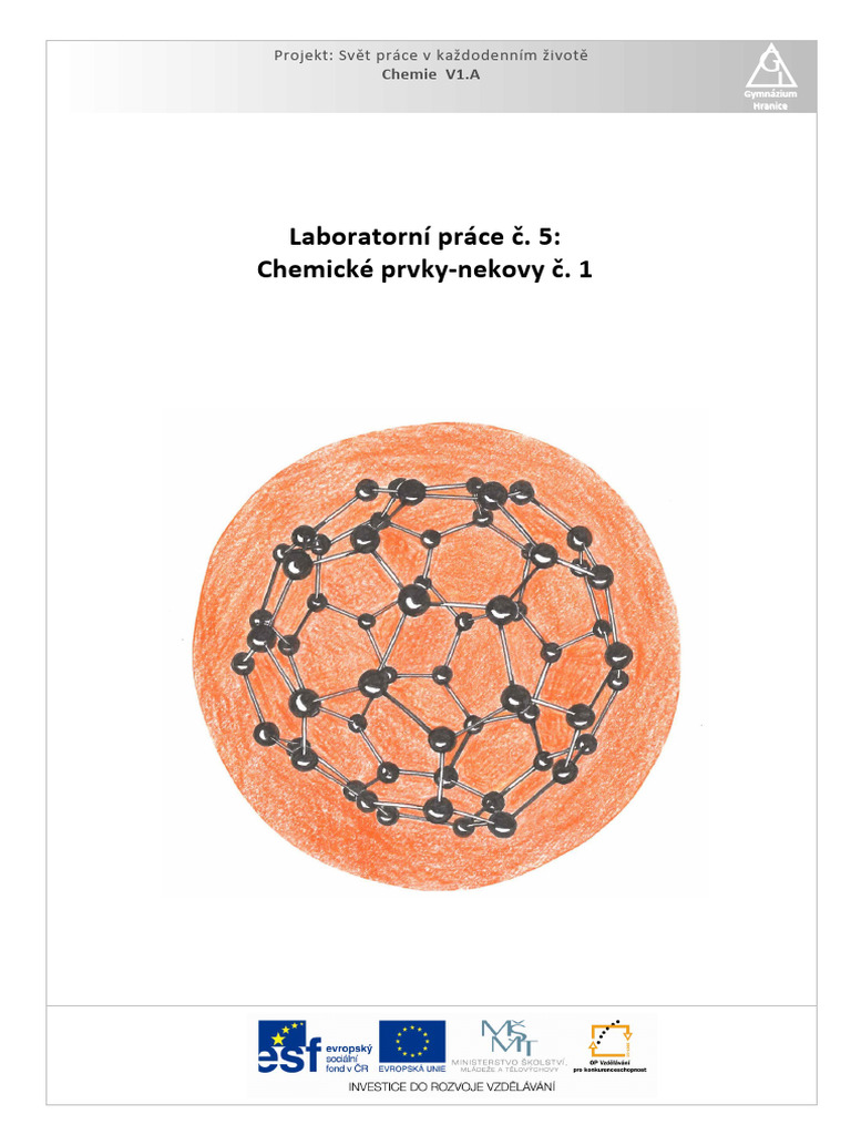 Laboratorní Práce Č. 5: Chemické Prvky-Nekovy Č. 1: Projekt: Svět Práce ...