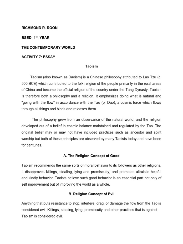 Understanding Taoism's Principles | PDF | Tao | Chinese Philosophy