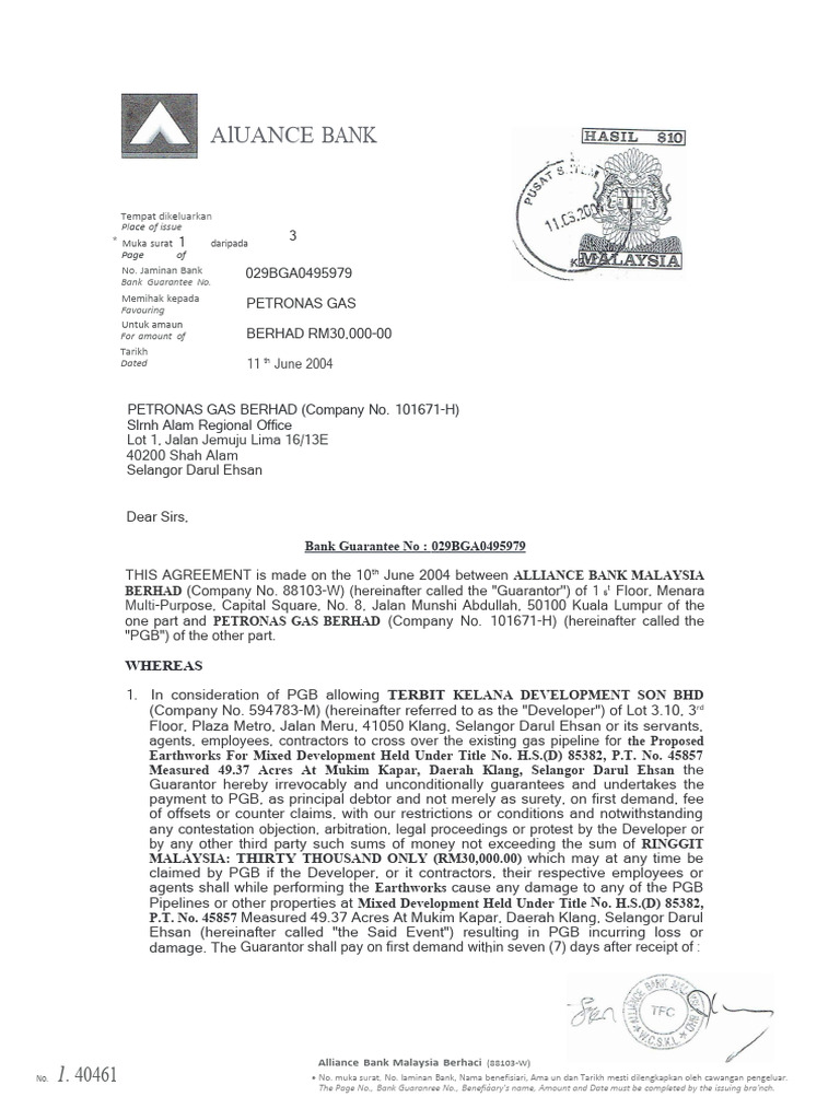 Bank Guarantee | Download Free PDF | Guarantee | Contract Law