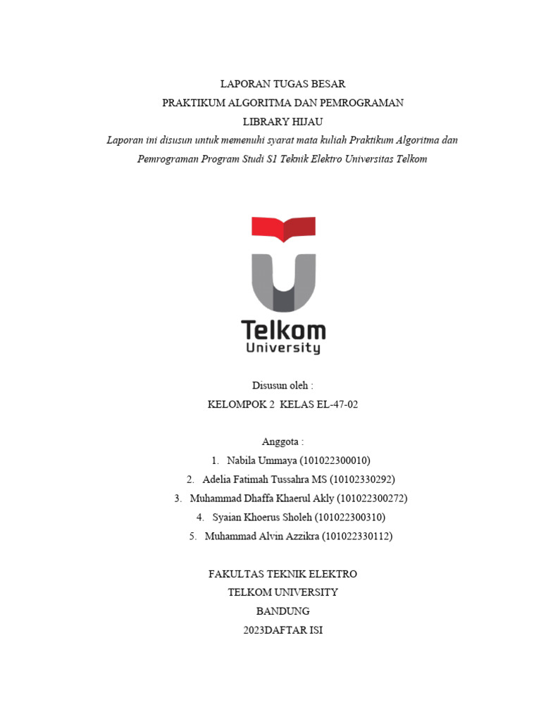 Tugas Besar Telkom University | PDF