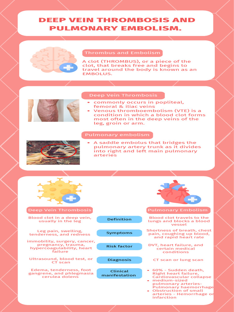 DVT & Pe | Download Free PDF | Thrombosis | Vein