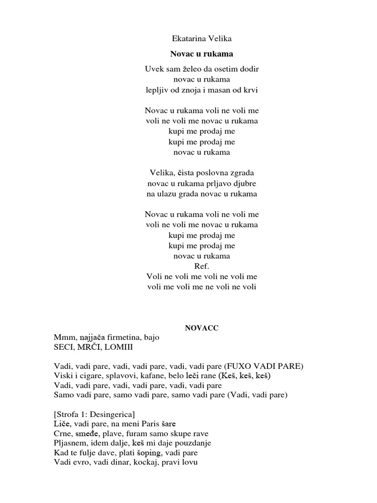 Pesme Novac | PDF