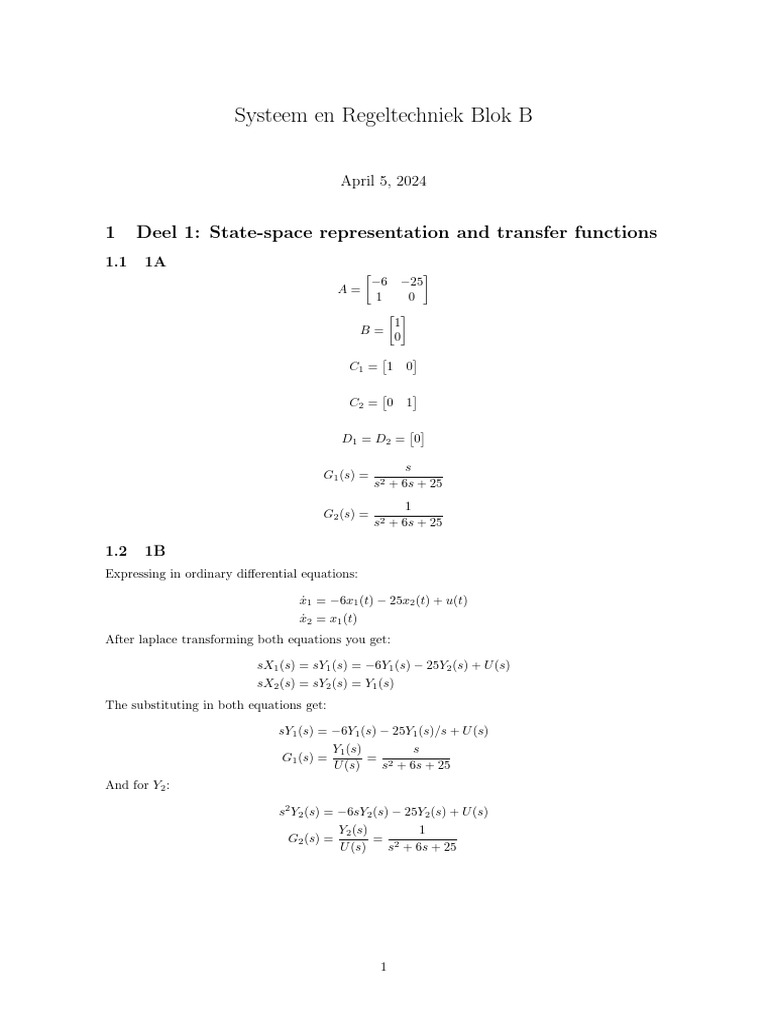 System and Control of Multiple Classic Systems | PDF | Control Theory ...