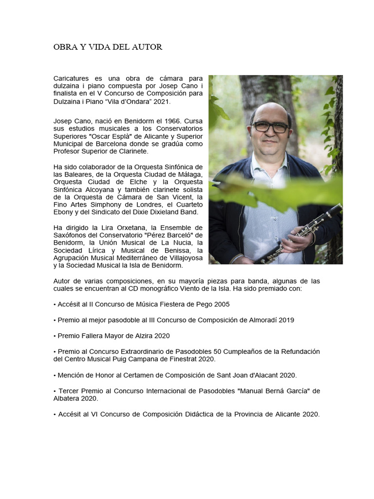 CARICATURES-treball Final | PDF | Acorde (Música) | Ritmo