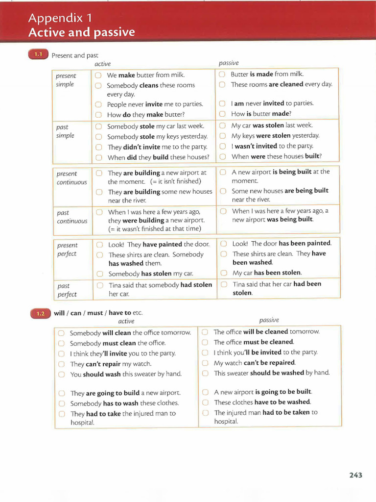 Essential Grammar in Use Appendix | PDF