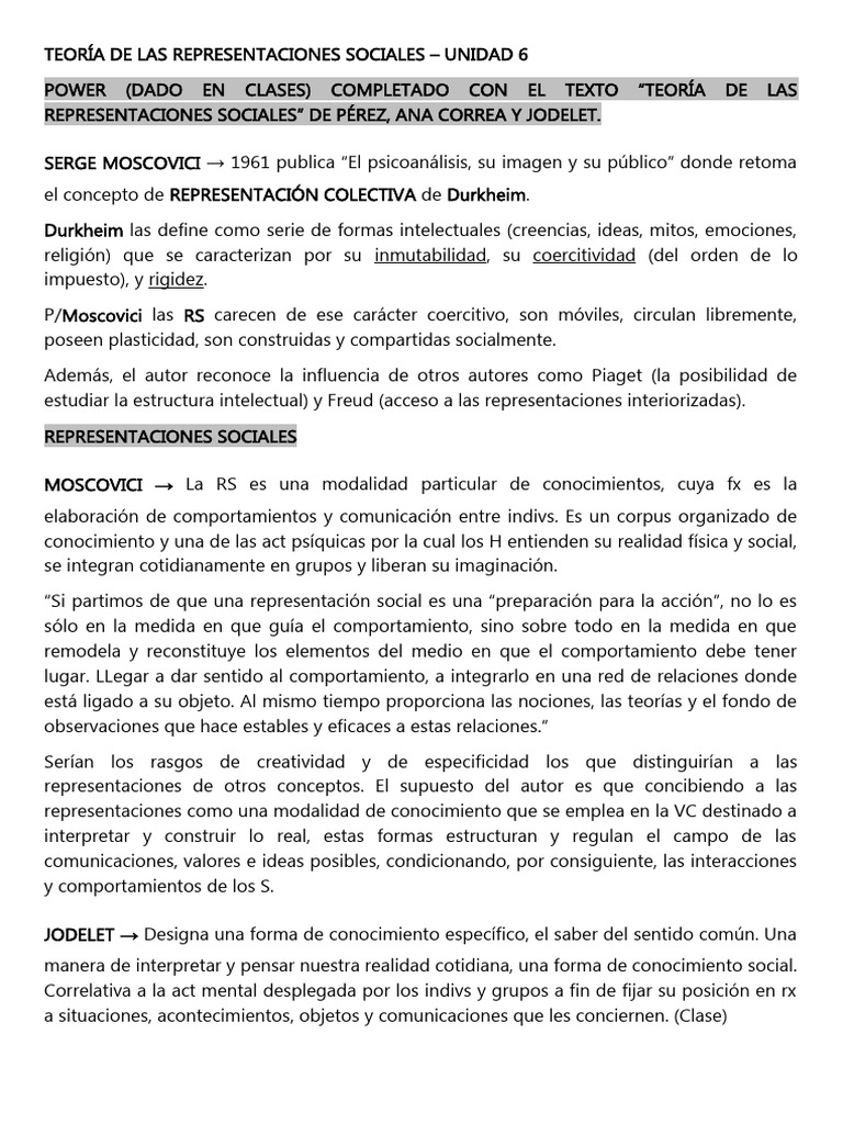 Resumen U6 | PDF | Conocimiento | Pensamiento