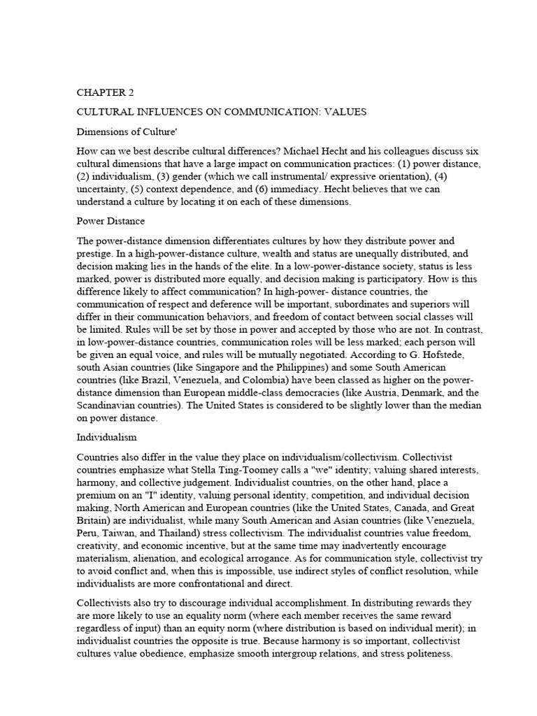 Chapter 2 | PDF | Essays | Communication