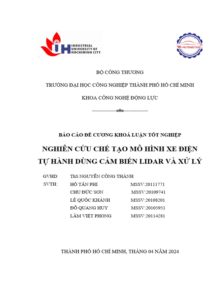 ĐỀ CƯƠNG KLTN | PDF