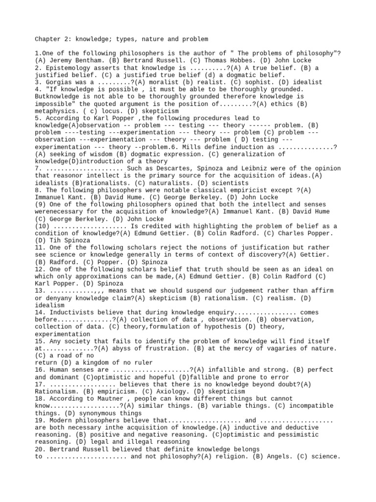 text 2 | PDF | Knowledge | Epistemology