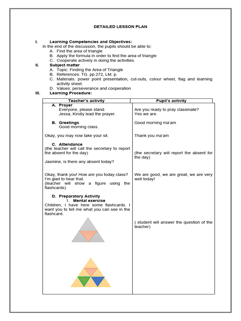 LESSON PLAN GRADE 4 3rd Quarter - Week 1 Day 4. Ramer | Download Free ...
