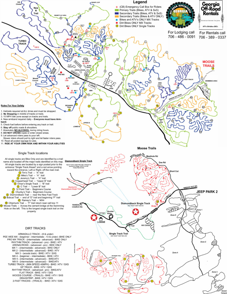 Trail Map Final | PDF | Trail | Mountain Biking