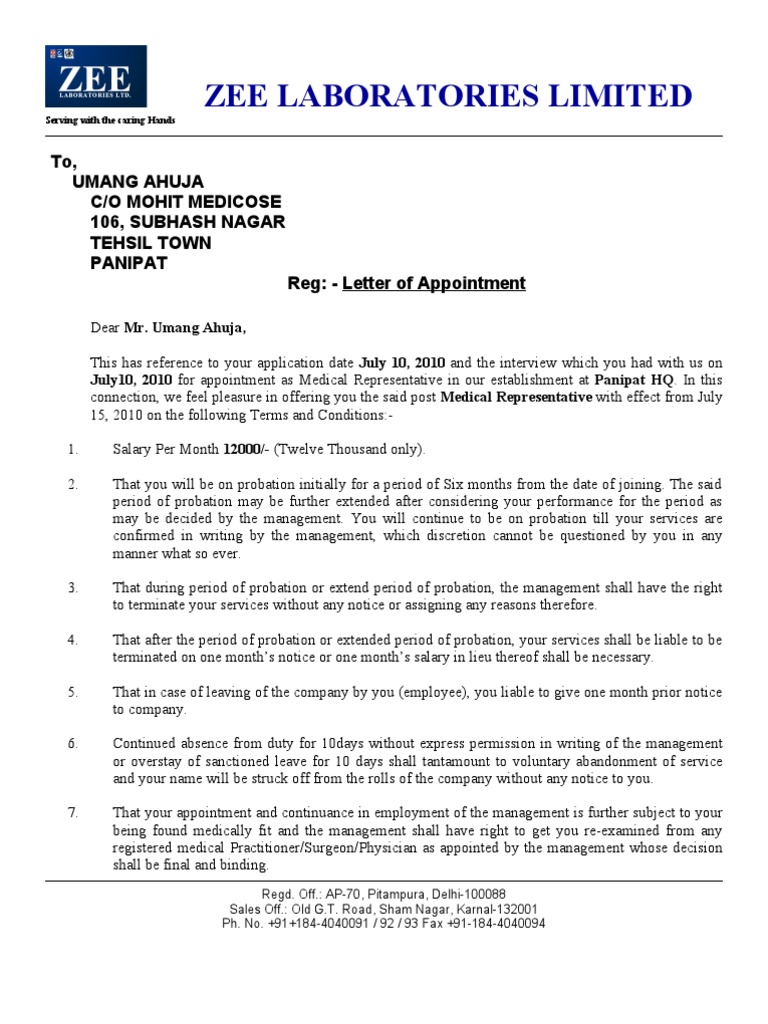 Zee Laboratories LTD | PDF | Physician | Virtue