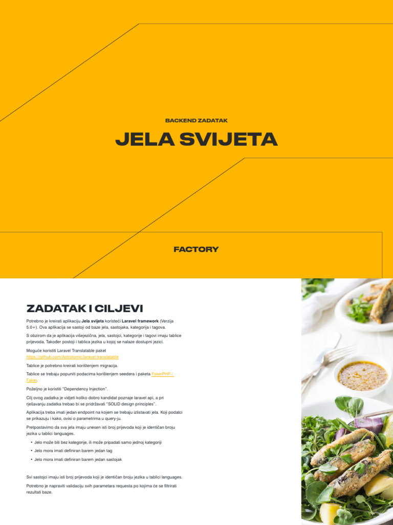 Factory - Zadatak Backend 2023 | PDF