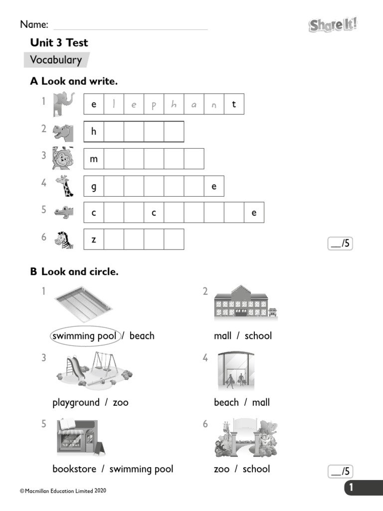 Si Trc2 u3 Unit Tests | PDF | Learning | Applied Linguistics