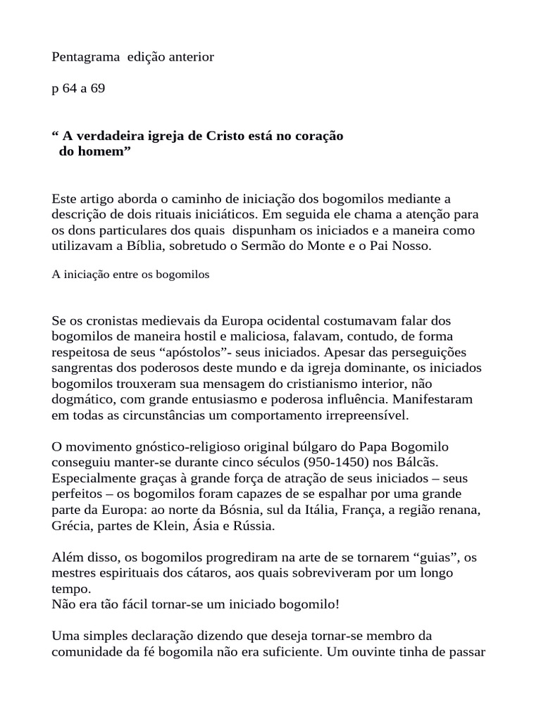 A Verdadeira Igreja De Cristo Pdf Oração Do Senhor Jesus