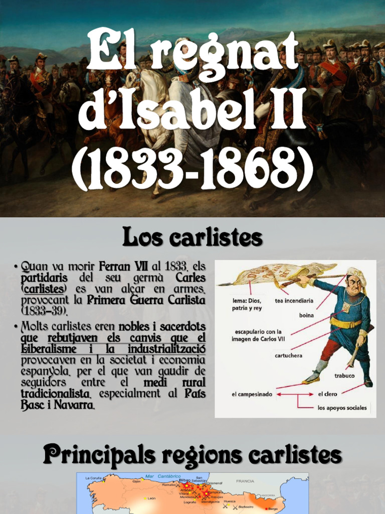 2 - El Regnat DIsabel II (1833-1868) | PDF