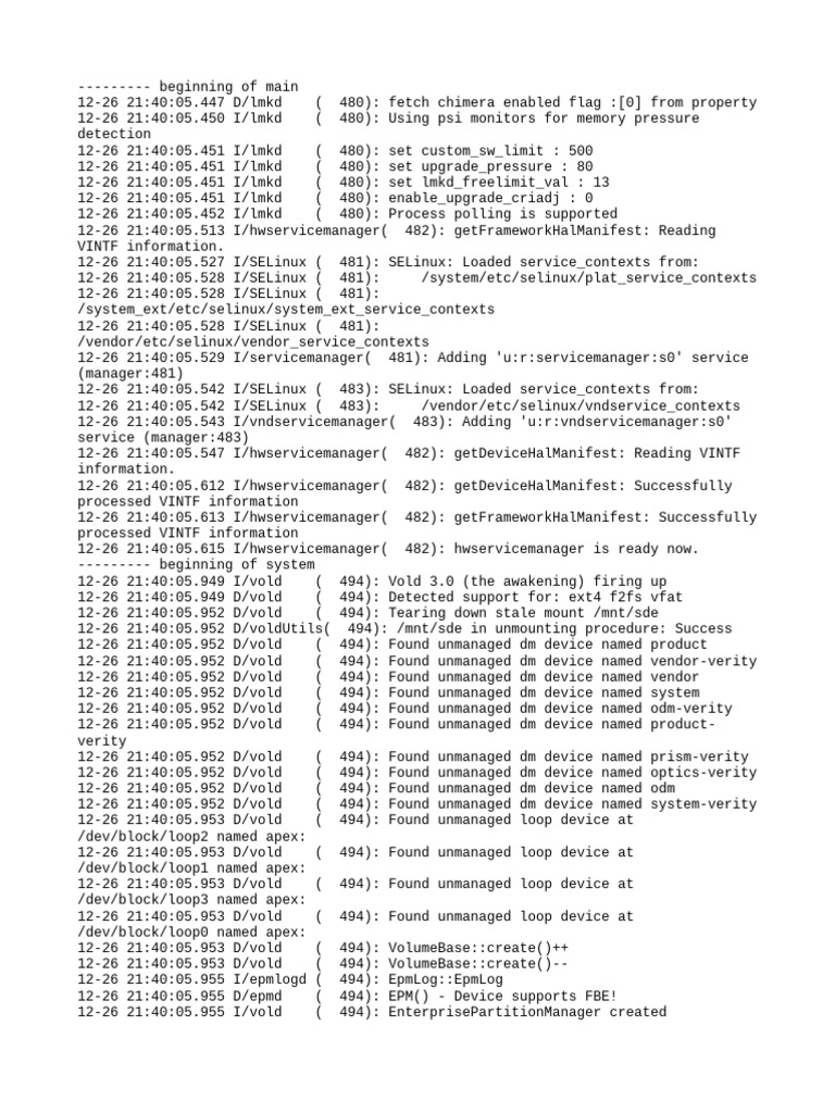 Logcat Prev CSC Log | PDF | Computing | System Software