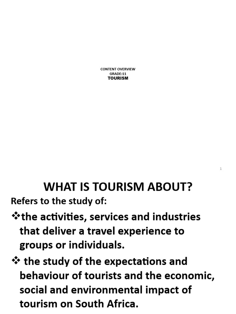 Grade 11 Tourism Curriculum Guide | PDF | Tourism | Curriculum