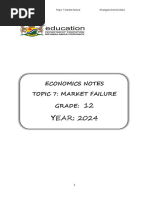 GRADE 12 Topic 3 Notes - Docx-1 | PDF | Taxes | Fiscal Policy