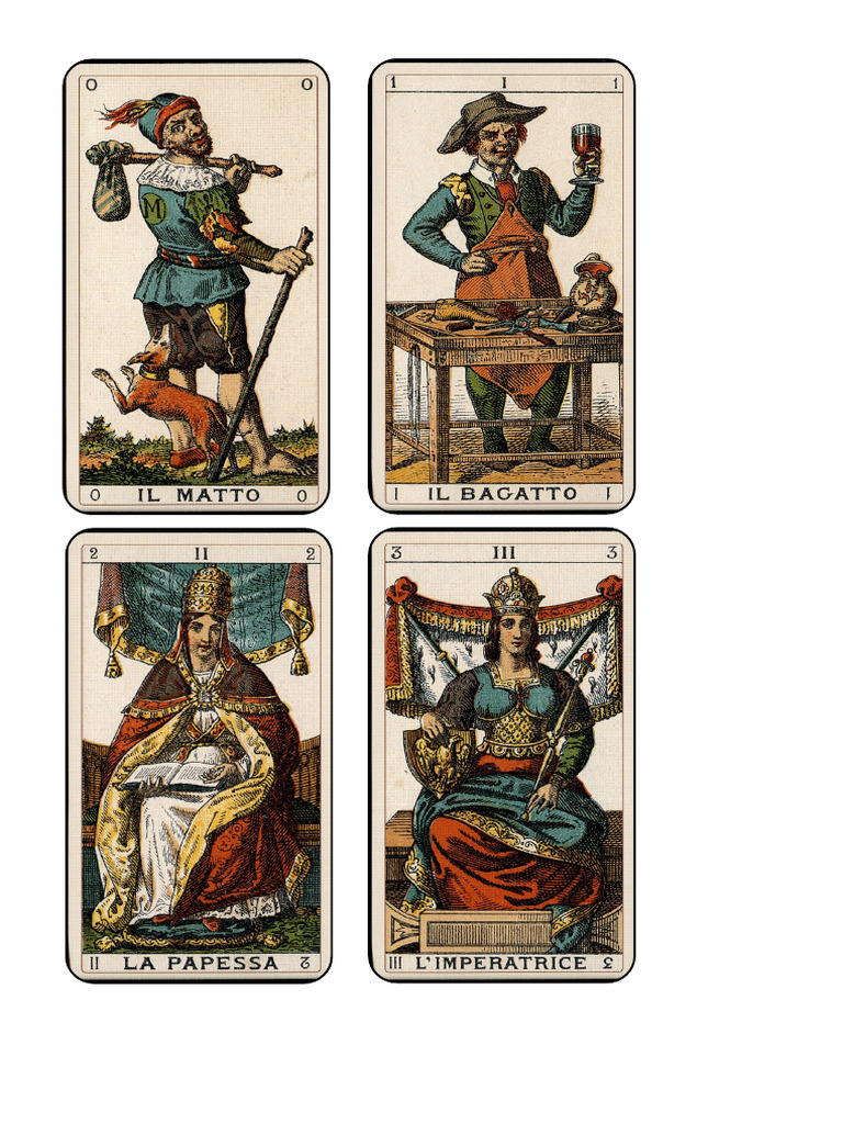 Ancient Italian Tarot by Carlo Dellarocca - A4 | PDF
