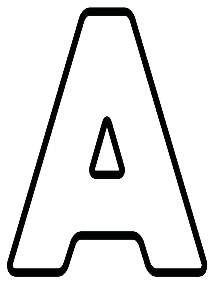 Moldes de Letra Gruesa | PDF